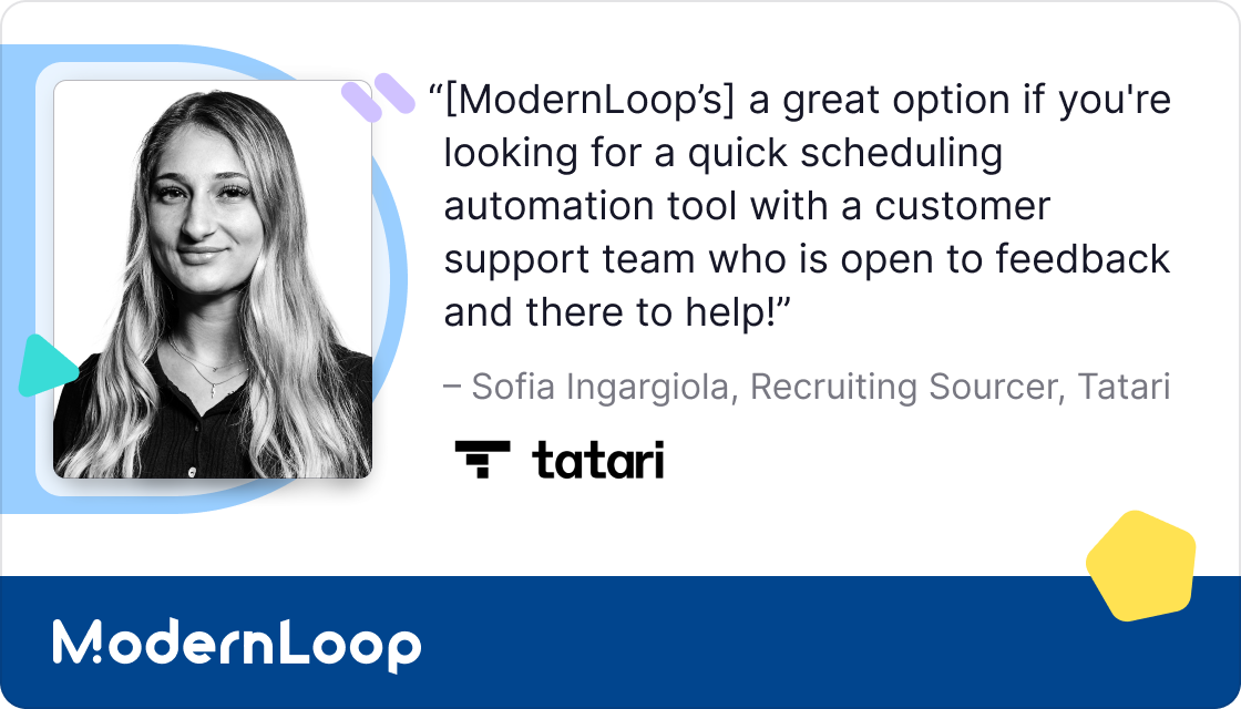 Top Interviewing Scheduling Platform - ModernLoop